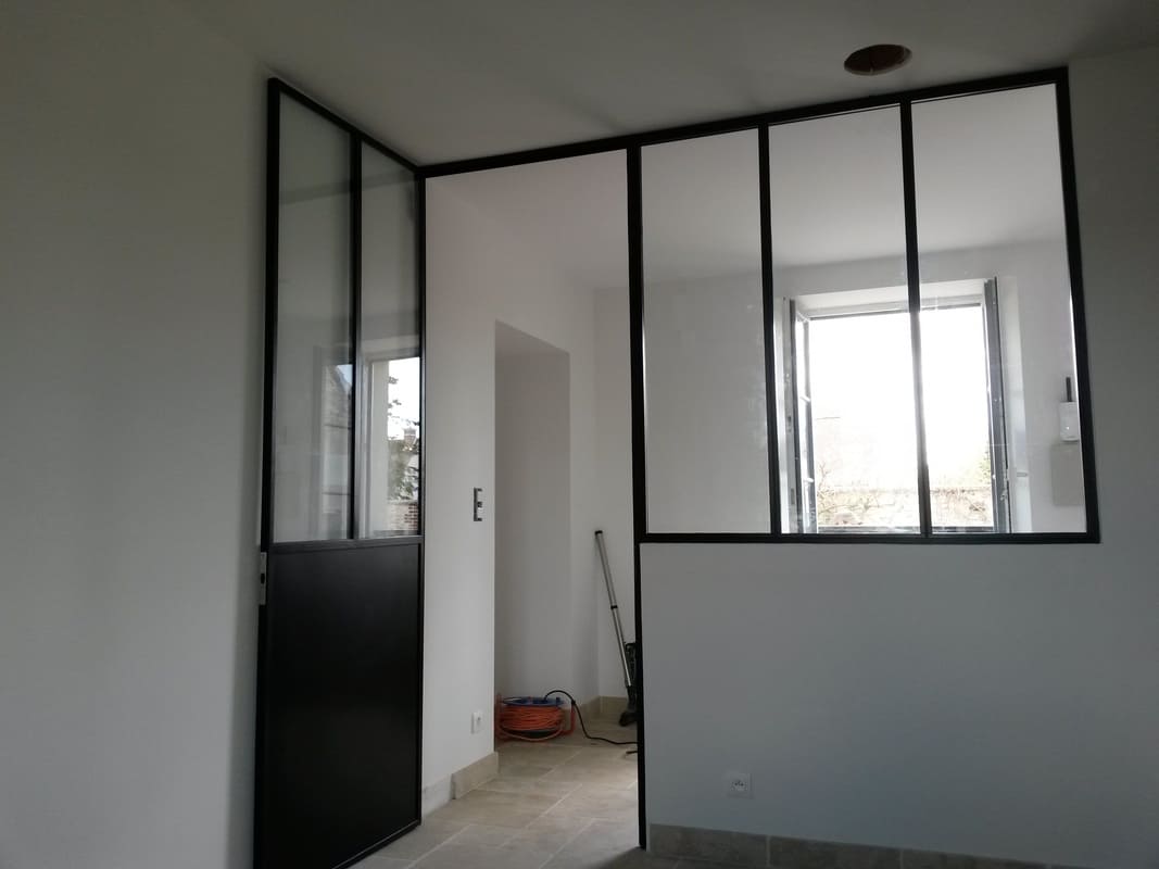 Verrière acier – Verrière atelier d’artiste - Serrurerie Moderne Creilloise